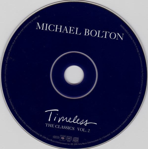 Buy Michael Bolton : Timeless (The Classics Vol. 2) (CD, Album) Online for a great price – Disc ...