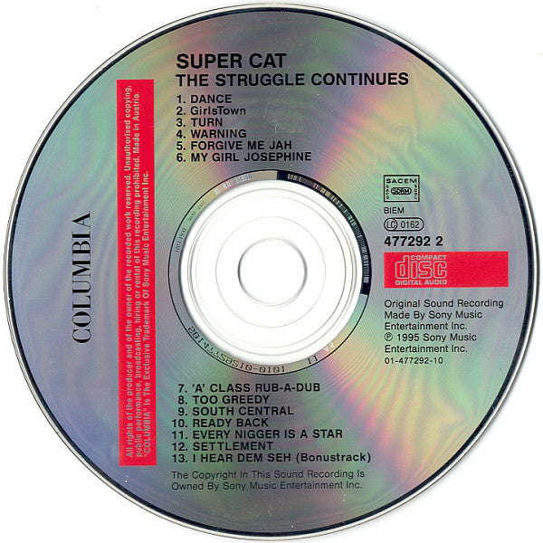 Buy Super Cat (2) : The Struggle Continues (CD, Album) Online for a ...