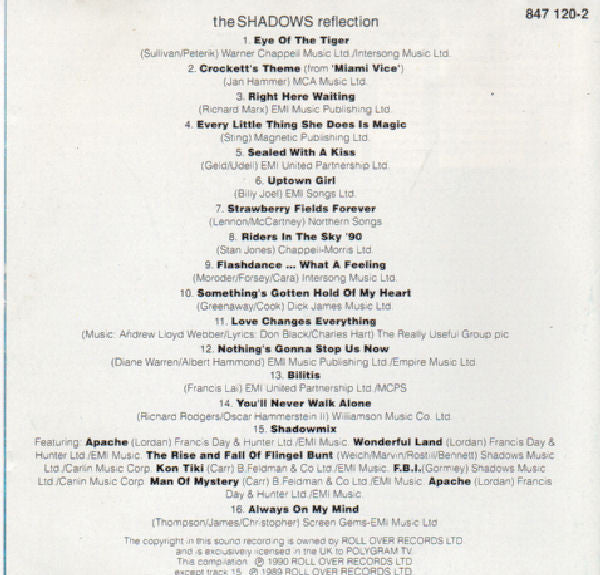 Buy The Shadows : Reflection (CD, Album) Online for a great price ...